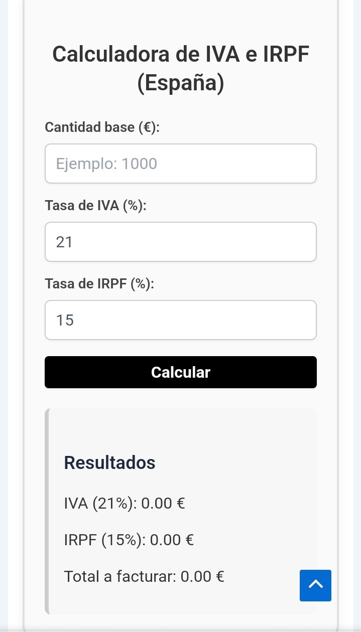 Calculadora IVA IRPF - IVA Calcular